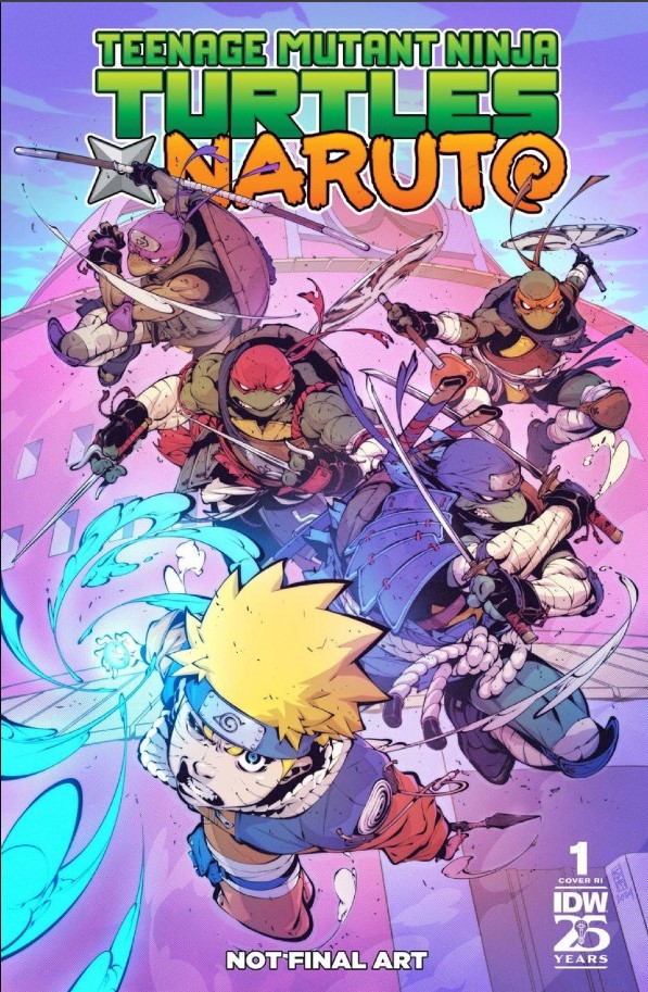 Teenage Mutant Ninja x Naruto Comic Reveals Variant Cover