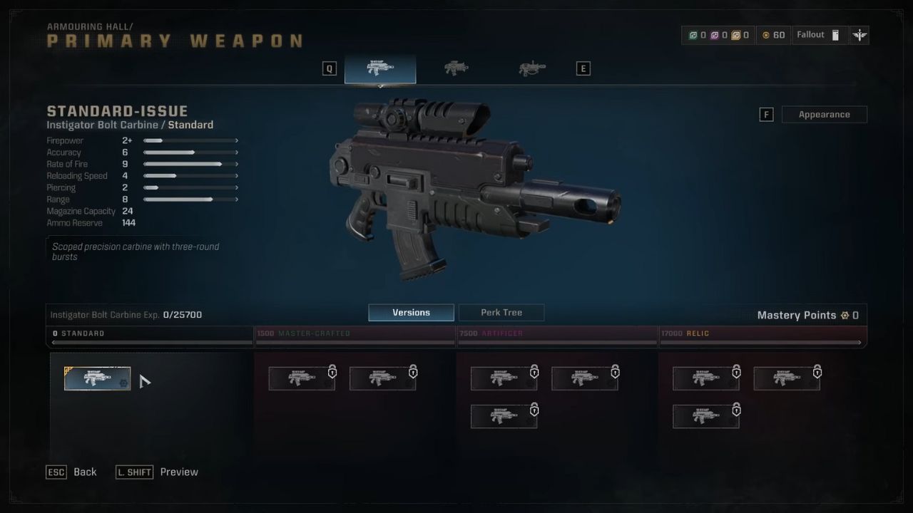 Earn Mastery Points & upgrade your weapons – Space Marine 2