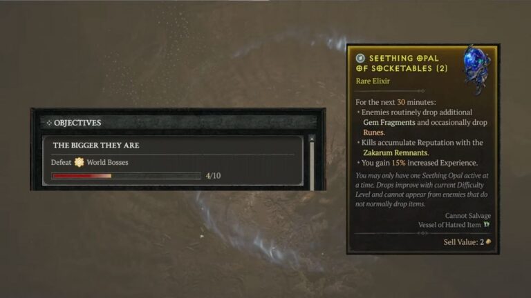 Farming Runes in Diablo 4 Vessel of Hatred DLC