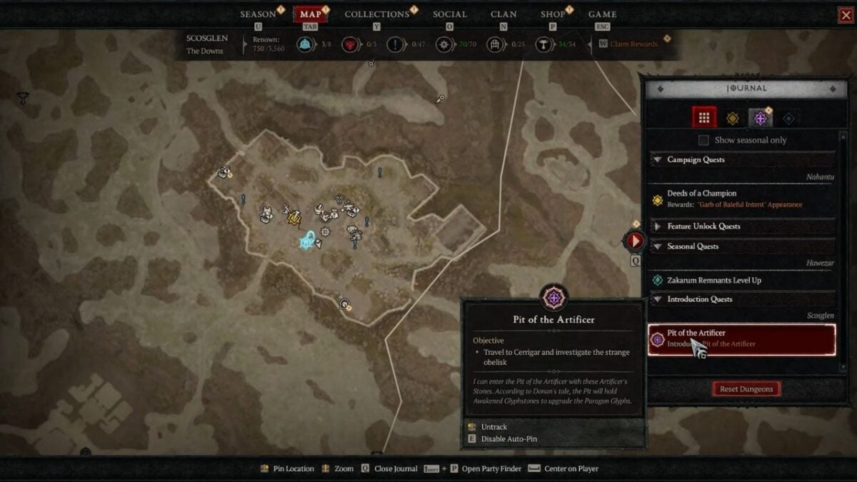 Diablo IV: Leitfaden zur Grube der Kunsthandwerker