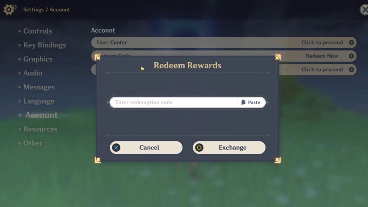 What are the new 5.4 livestream codes in Genshin Impact?