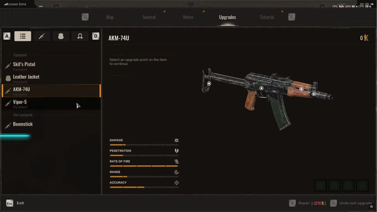 How to repair weapons in STALKER 2? Detailed Guide