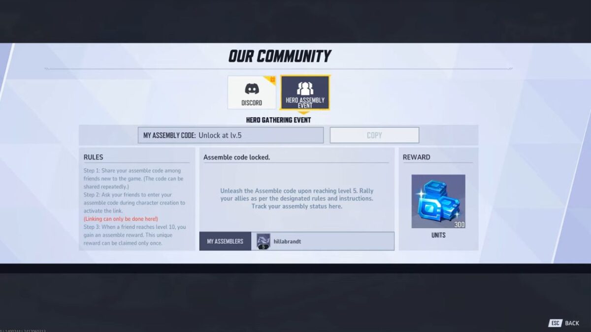 How to Generate your Own Assemble Code in Marvel Rivals?