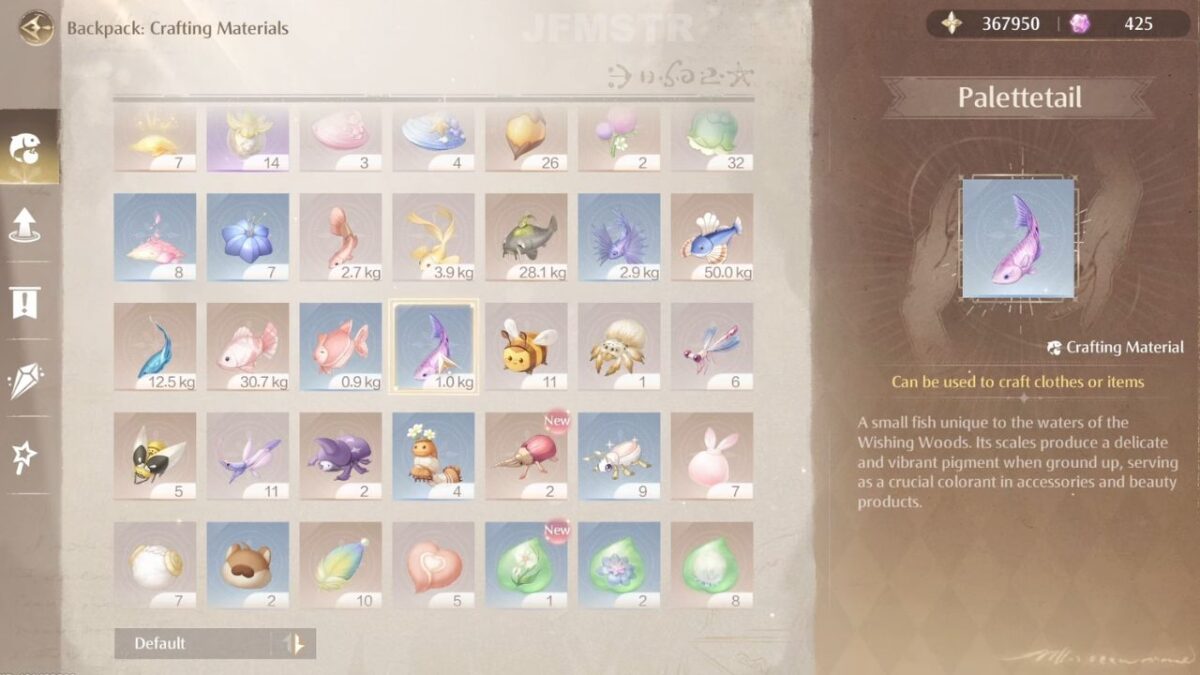 Comment obtenir Palettetail dans Infinity Nikki ? Guide complet