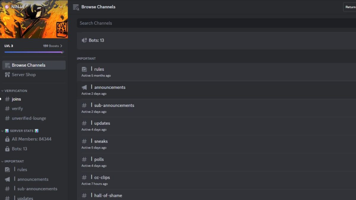 What is the Discord Link for Roblox NINJA Trello?