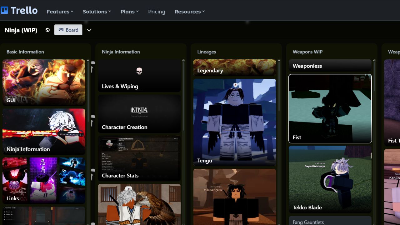 What is the Discord Link for Roblox NINJA Trello?
