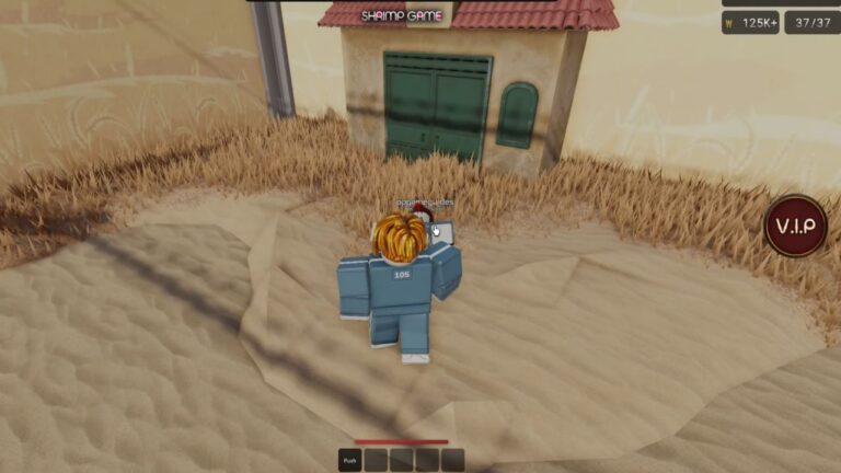How to push someone in the Shrimp Game? Roblox Guide