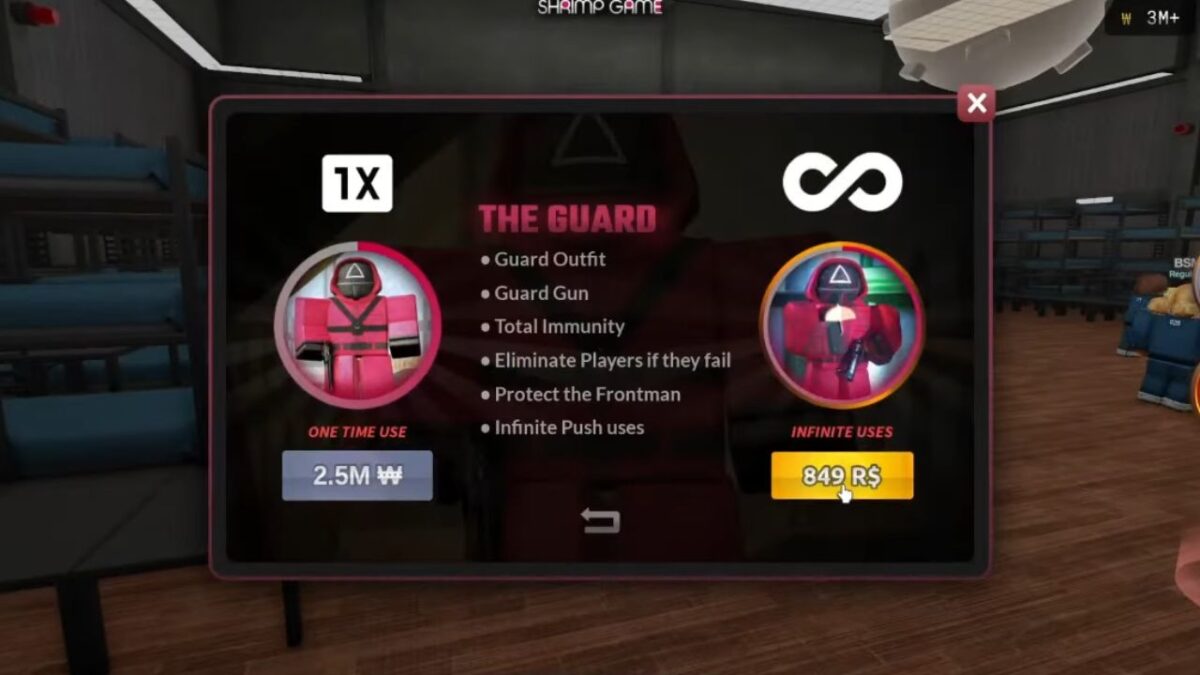 How to play as a Guard in Shrimp Game? Roblox Guide