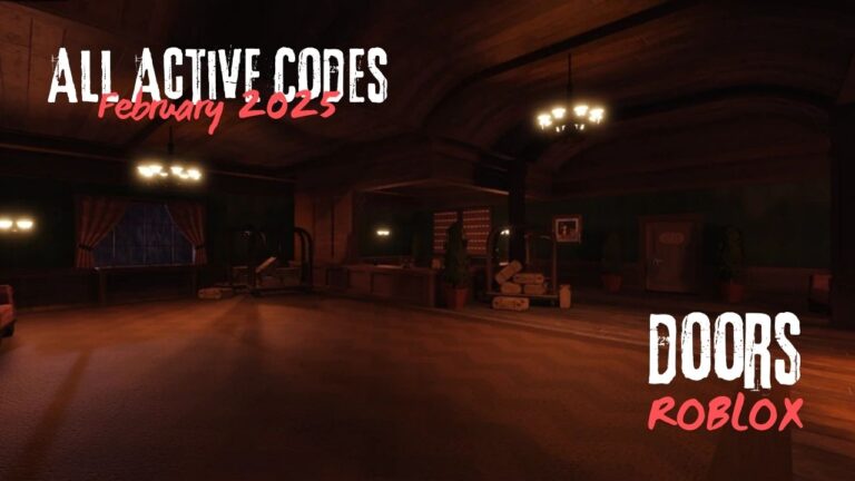 All Working Codes for DOORS Roblox - February 2025