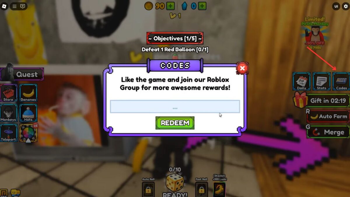 What are the new My Monkey Army Codes in Roblox?