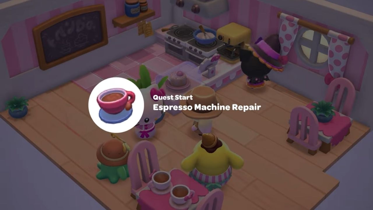 Hello Kitty Island Adventure: Unlocking the Espresso Machine