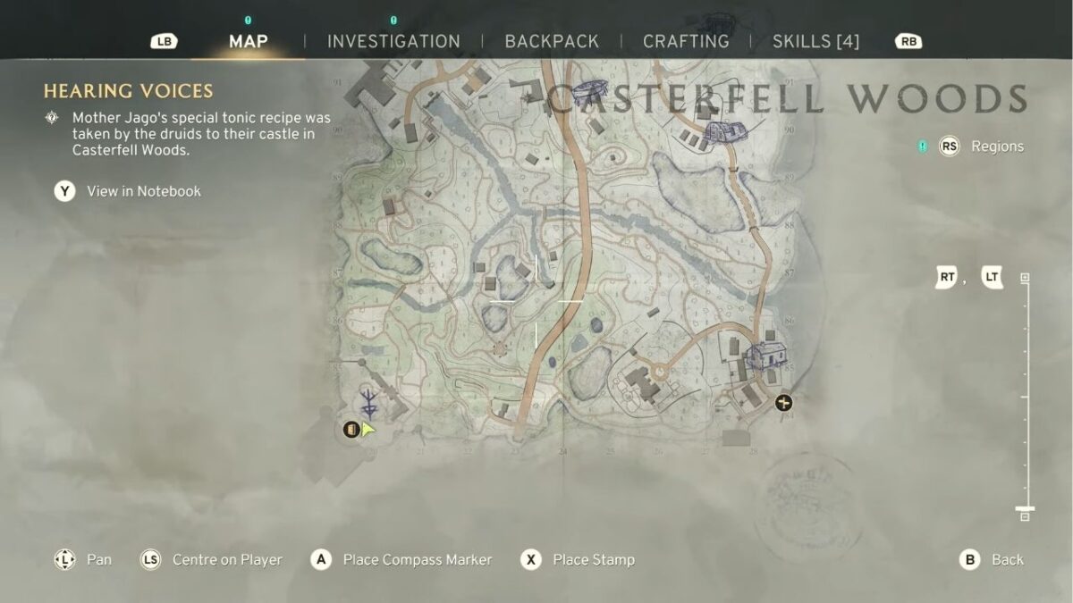 How to find the Castle Key in Casterfell Woods in Atomfall?