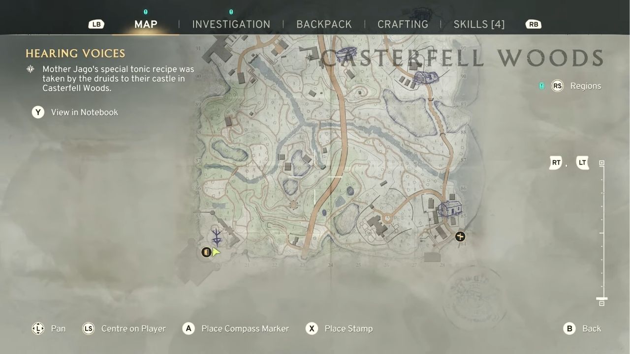 How to find the Castle Key in Casterfell Woods in Atomfall?