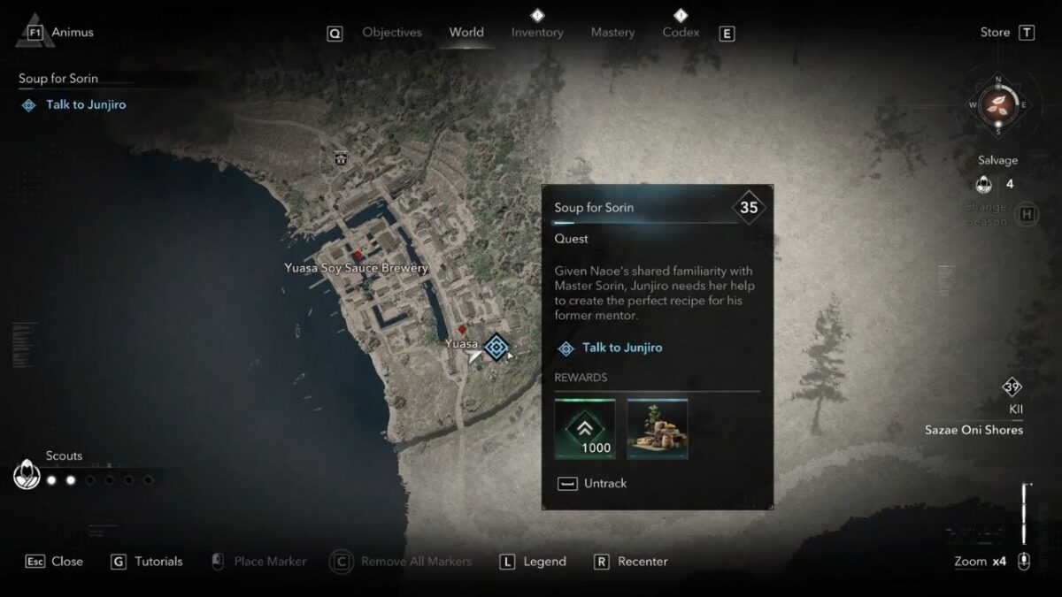 Soup For Sorin Quest Guide - Assassin’s Creed Shadows