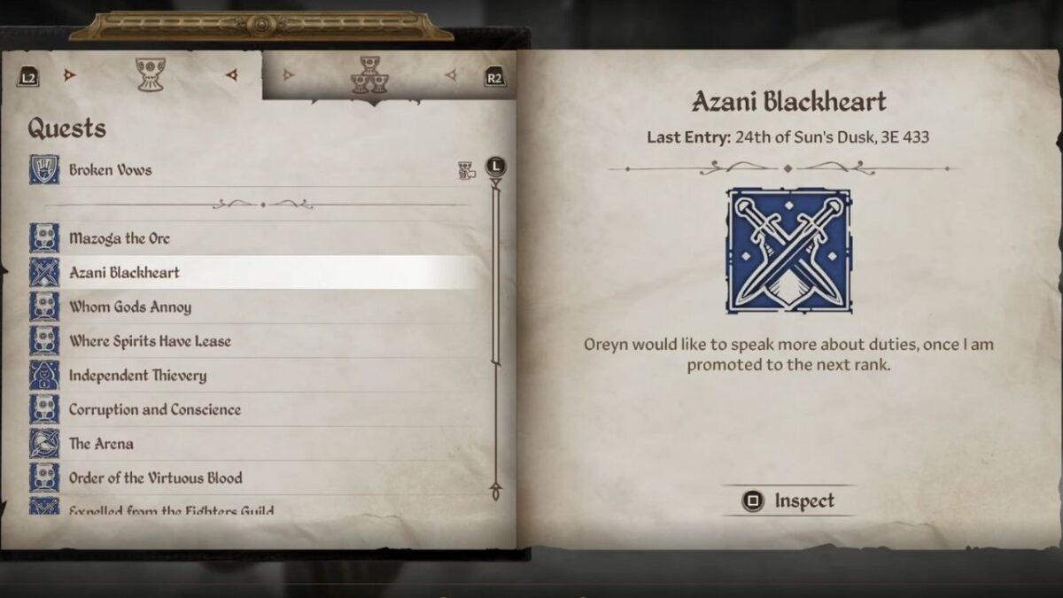 How to complete Azani Blackheart quest? Oblivion Remastered