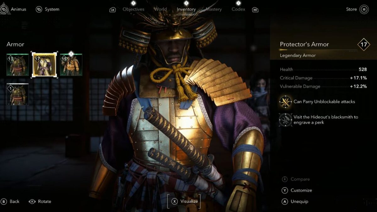 The Top 5 Armors for Yasuke in Assassin’s Creed Shadows