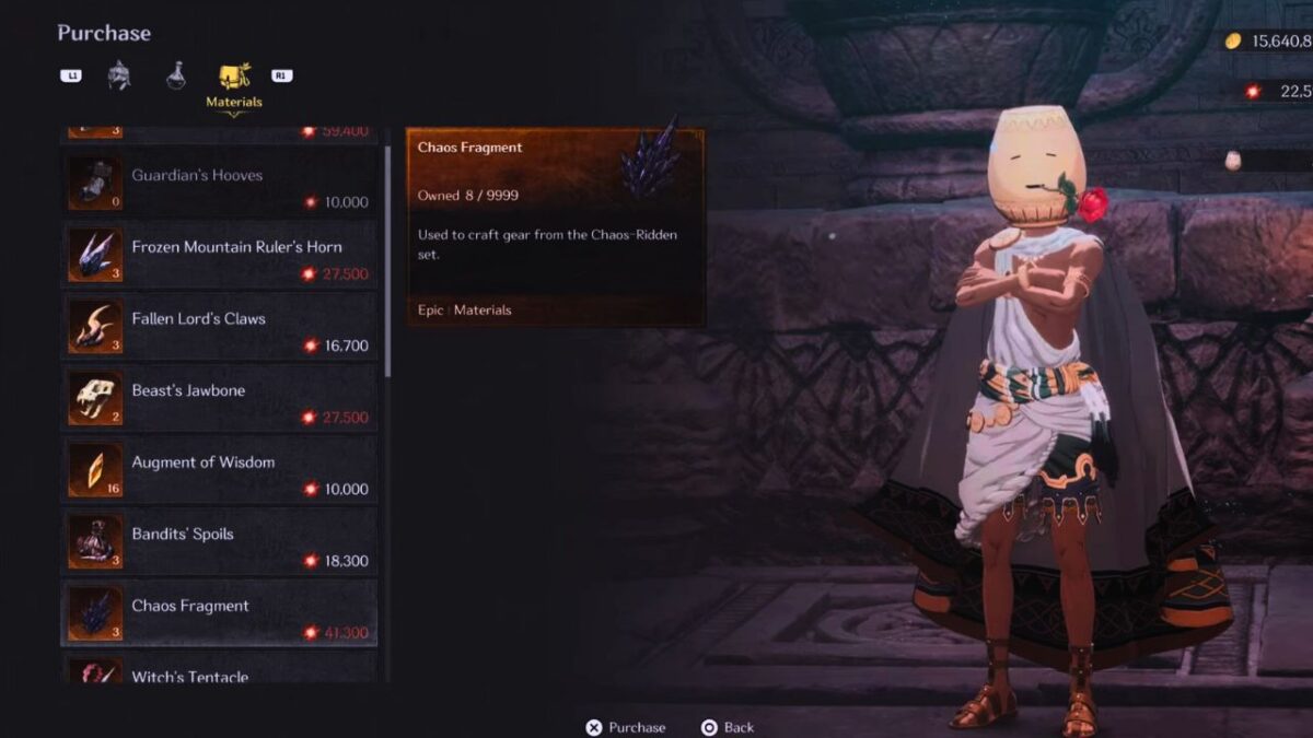 Where to find the Chaos Fragment in First Berserker Khazan?