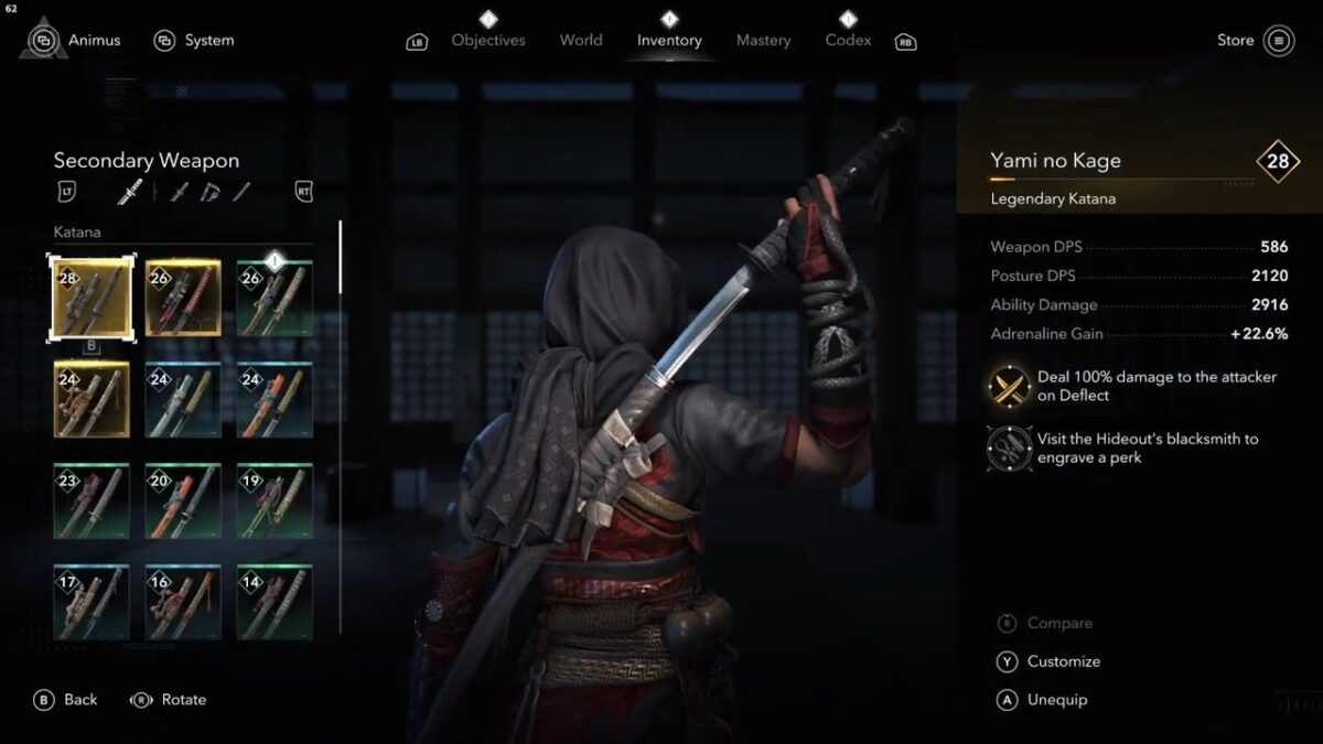 Best Weapons in Assassin’s Creed Shadows