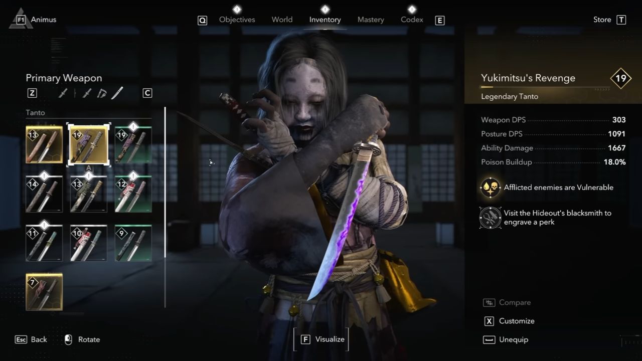 Best Weapons in Assassin’s Creed Shadows