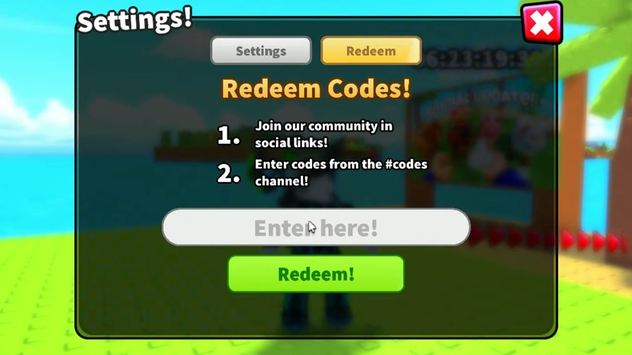 All Active Build an Island Roblox Codes