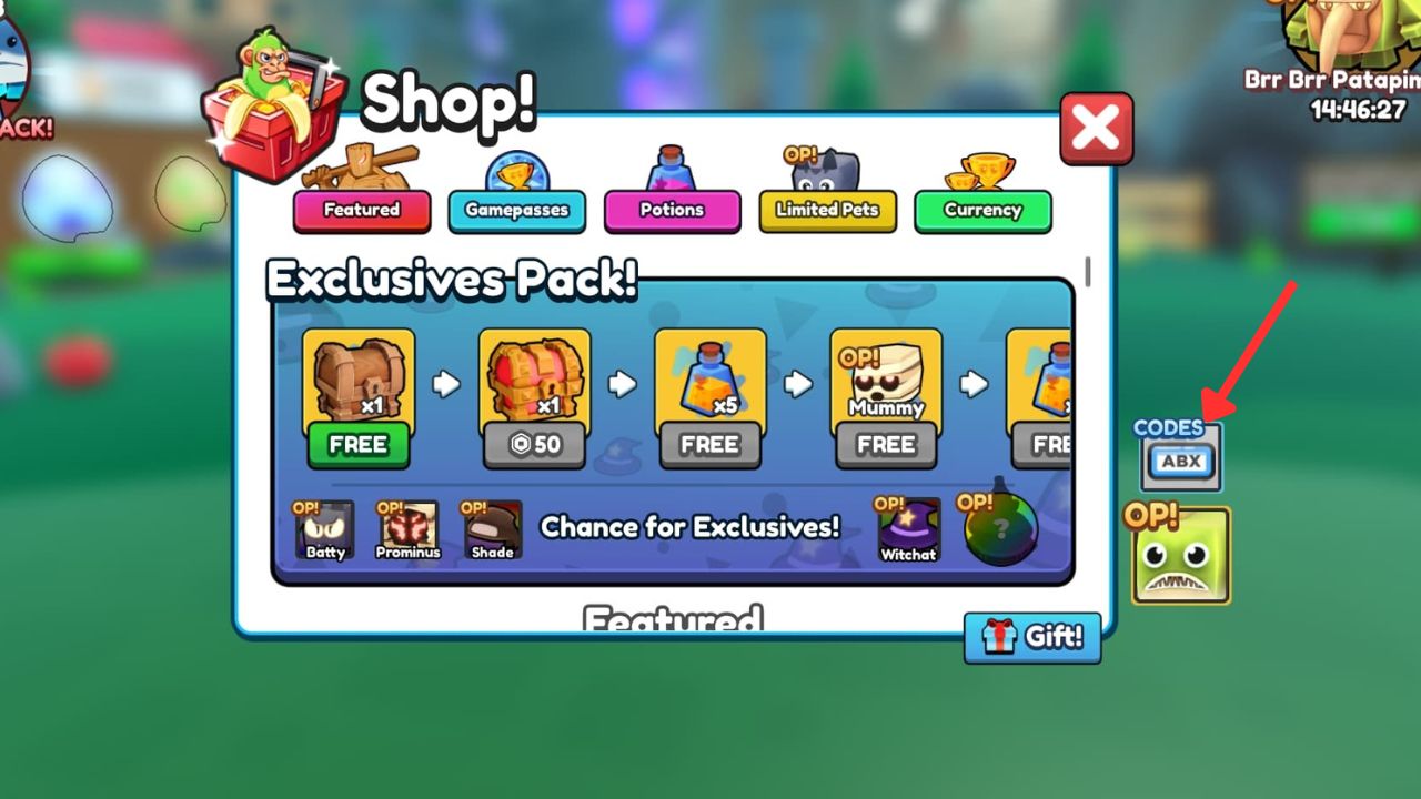 What are the active Brainrot Evolution codes - Roblox