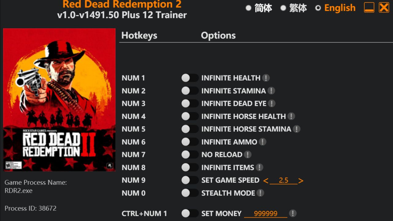 Welches sind die besten Trainer für Red Dead Redemption 2?