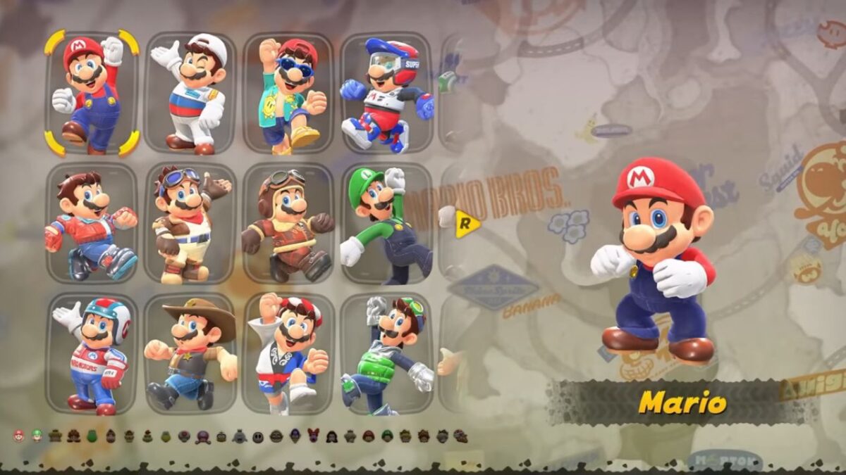 Schalte alle Rennfahrer, Kostüme und Karts in Mario Kart World frei