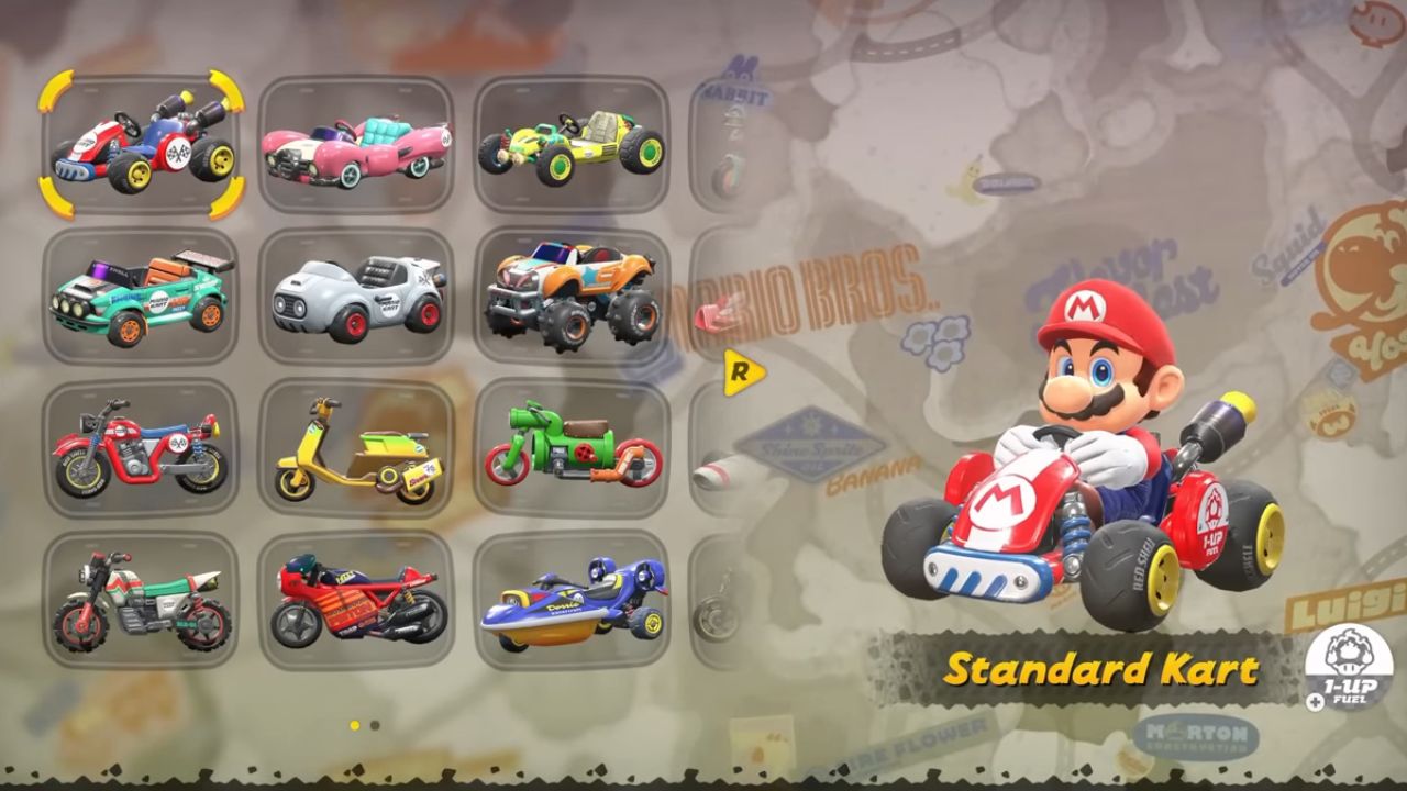Unlock All Racers, Costumes, and Karts in Mario Kart World