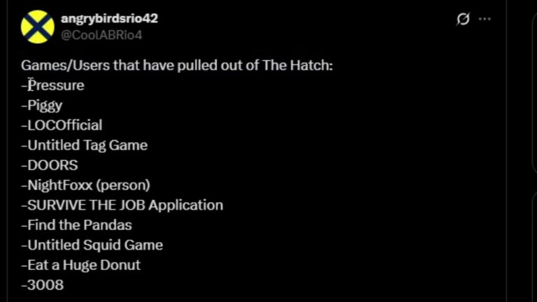 Roblox The Hatch Event Controversy, Games and More