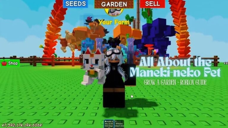 So erhalten Sie Maneki-neko in Grow a Garden Roblox