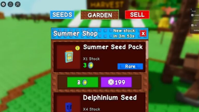 How to earn Summer Coins in Grow a Garden Roblox