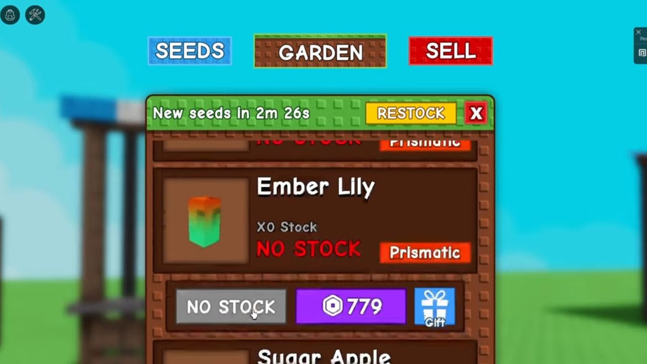 How to Get Ember Lily in Grow a Garden Roblox