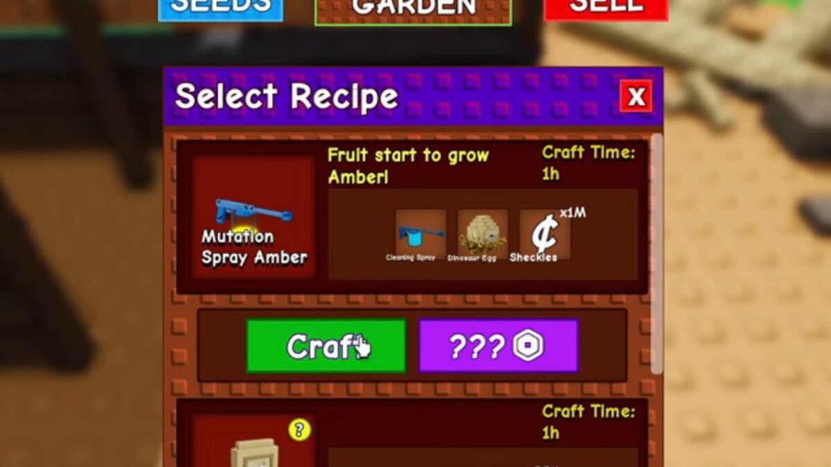 How to Get the Amber Mutation in Grow a Garden Roblox